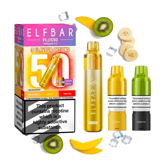 Elf Bar - Plus 50 - Starterset - Tropical Edition – Snustrend - Snus ...