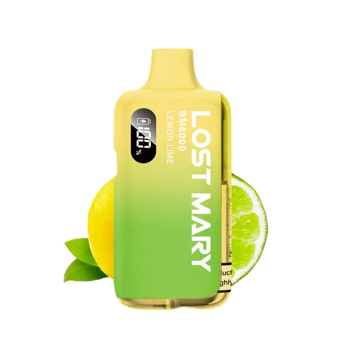 LOST MARY BM6000 Lemon Lime Vape | Snustrend - snustrend - Snus, Vapes ...