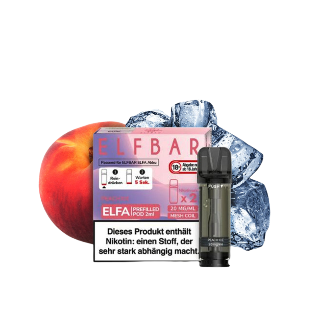 ELFBAR Elfa Pro Peach Ice Vape | Snustrend