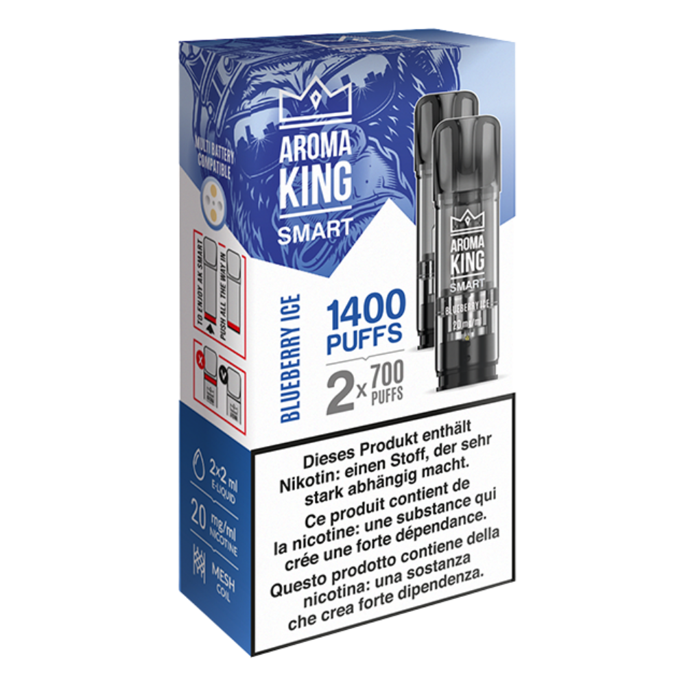 Aroma King - Smart - Blueberry Ice - 20mg 2er-Pack – Snustrend - Snus ...